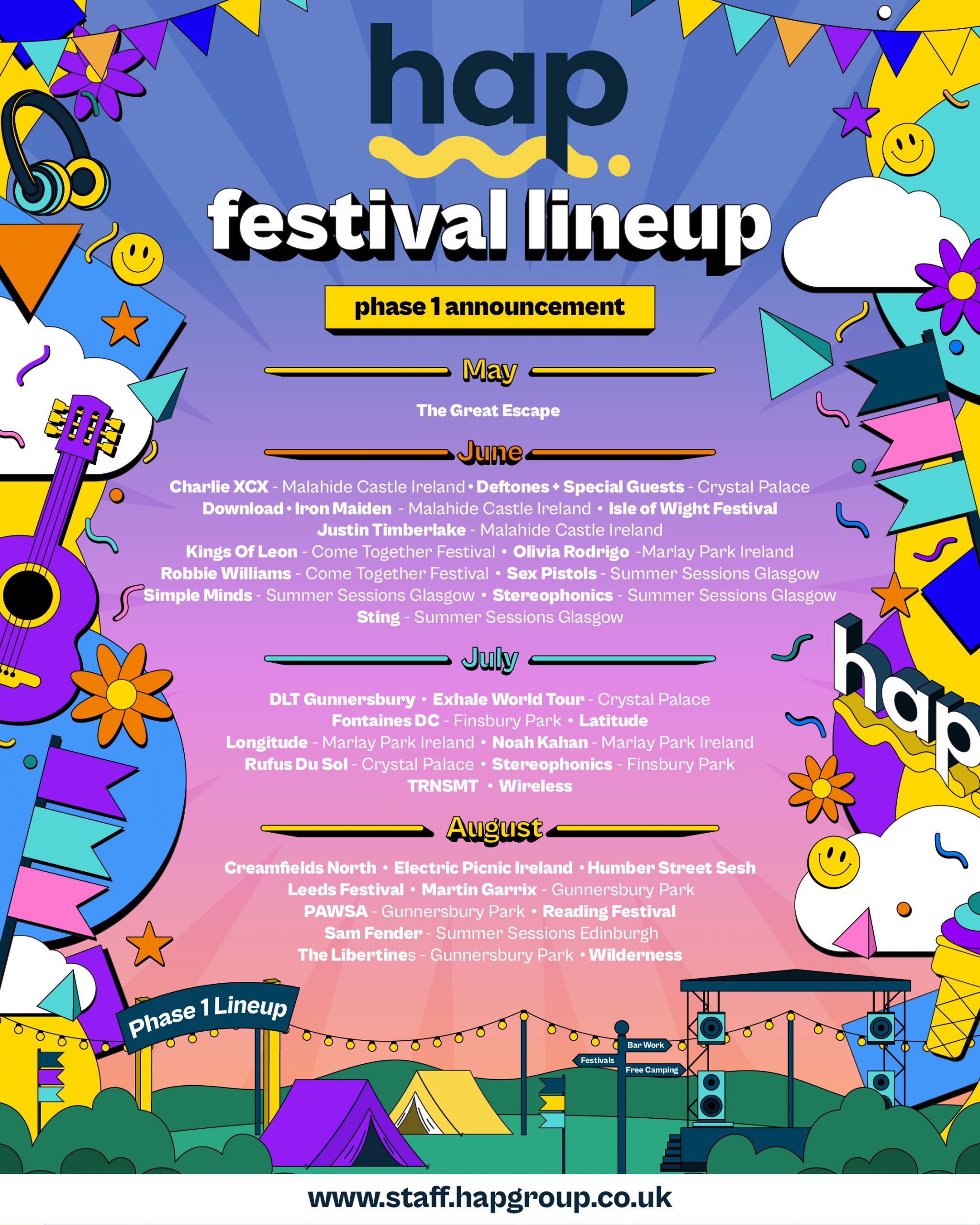 Our 2025 Festival Lineup is Here! - hap Solutions Group